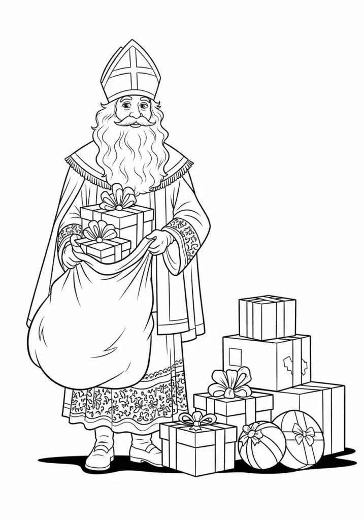 48 Sinterklaas coloring pages Unique (Free Printables PDF)