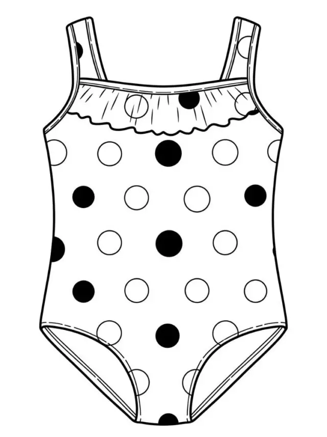 18 Swimsuit Coloring Page - Print And Color Summer Swimwear