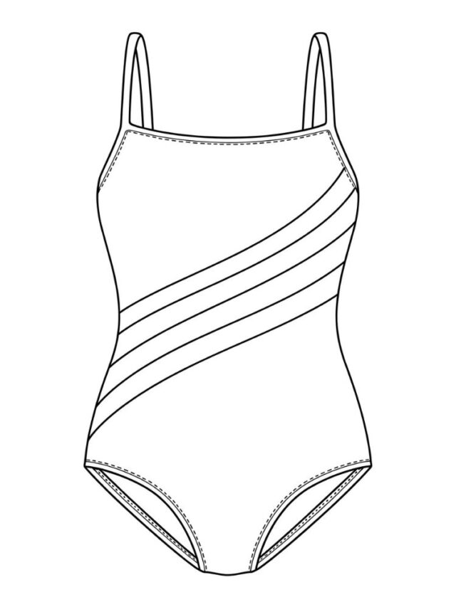 18 Swimsuit Coloring Page - Print And Color Summer Swimwear