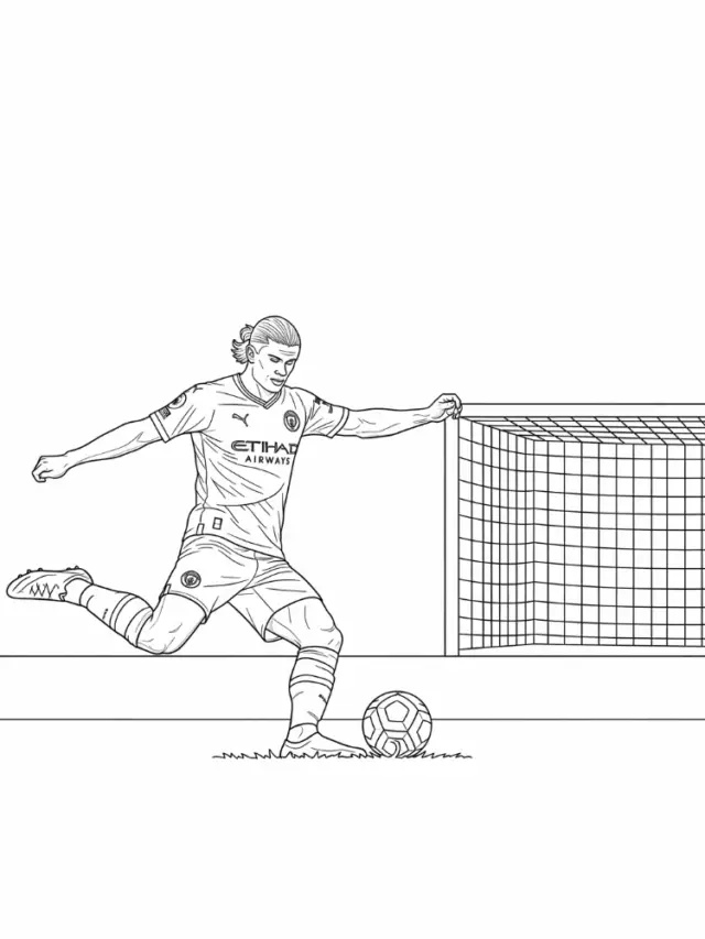 16+ Erling Haaland Coloring Pages Unique | Free Printables