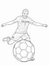 Kolorowanki Mbappe do druku darmowe PDF