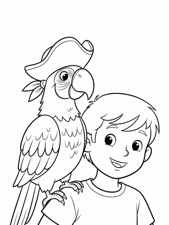 19+ Pagine da colorare di pappagalli - Divertimento da colorare ...