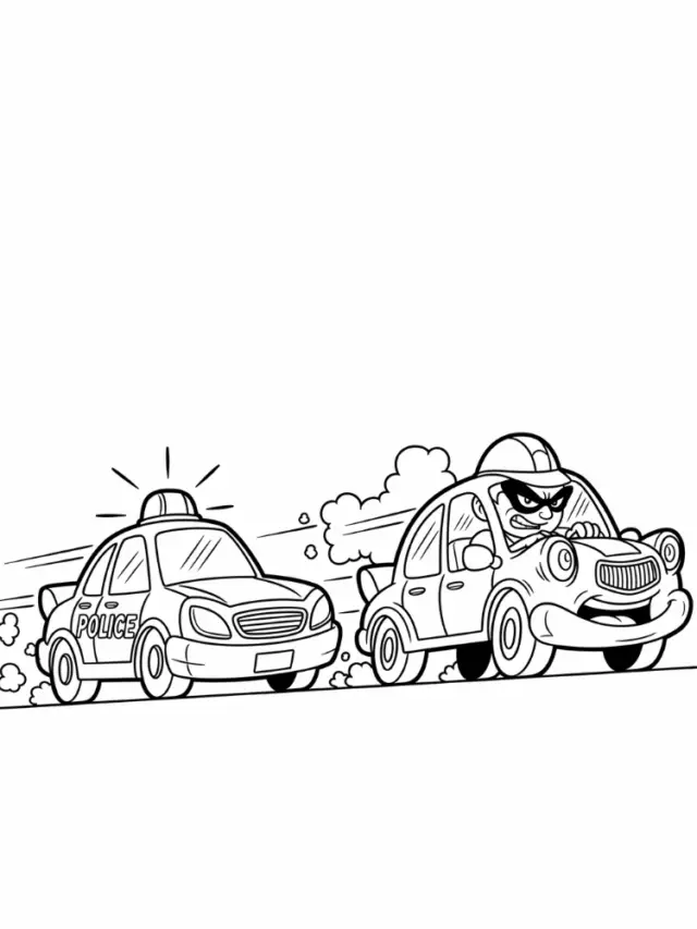 22+ Kleurplaat Politieauto | Download En Print Tekening