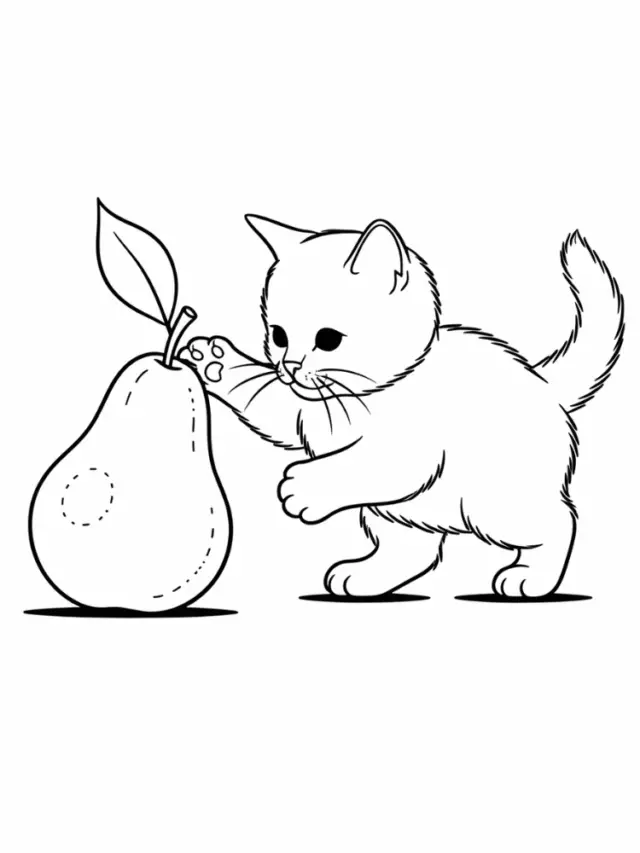 18 Kleurplaat Peer - Download En Print Tekeningen