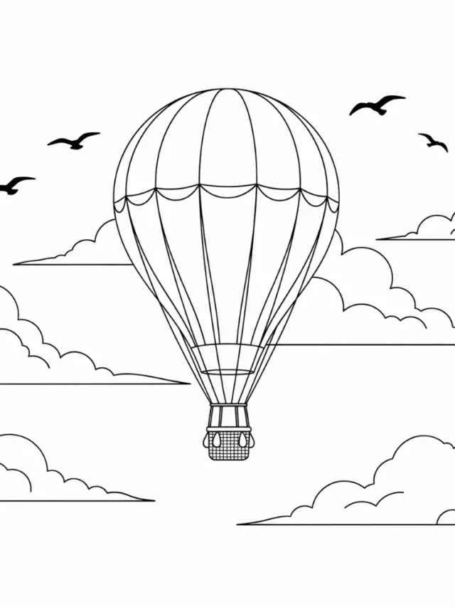 22+ Luchtballon Kleurplaat | Download En Print Voor Kinderen