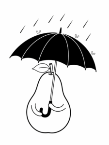 18 Página para colorear Pera - Download Y dibujos para imprimir