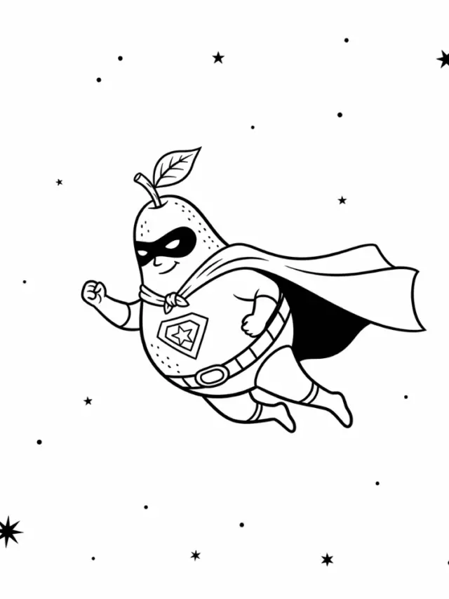 18 Página para colorear Pera - Download Y dibujos para imprimir