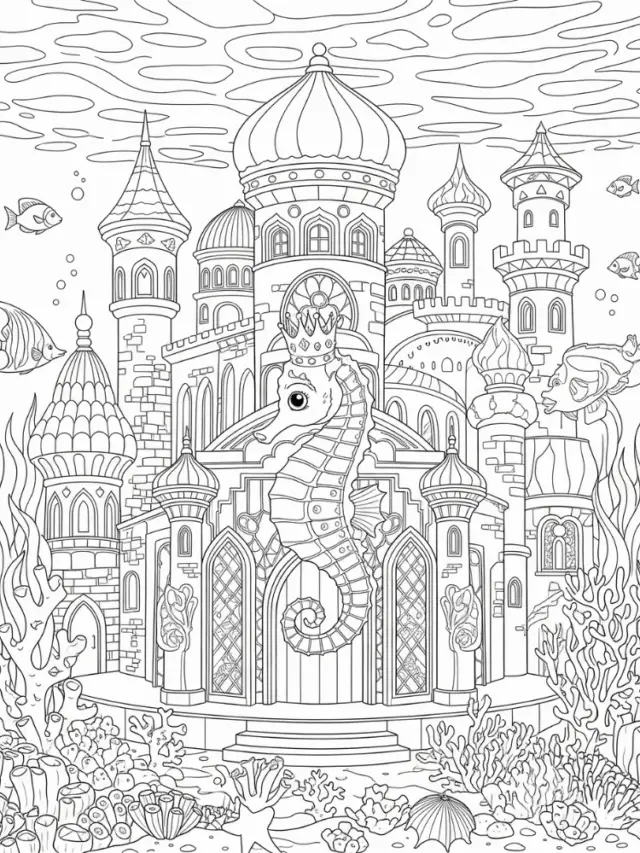 Oltre 23 disegni da colorare di cavallucci marini gratuiti – Da ...