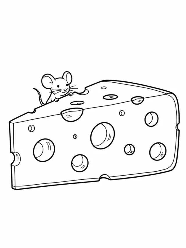 20+ Käse-Malvorlagen - Kostenlose druckbare und Online-Zeichnung
