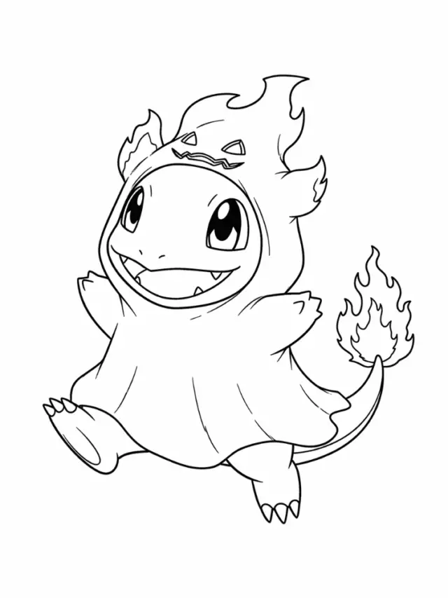 21+ Charmander Kleurplaat – Gratis Printbaar Plezier Voor Peuters