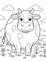 27+ Kolorowanki Krowa do druku darmowe PDF