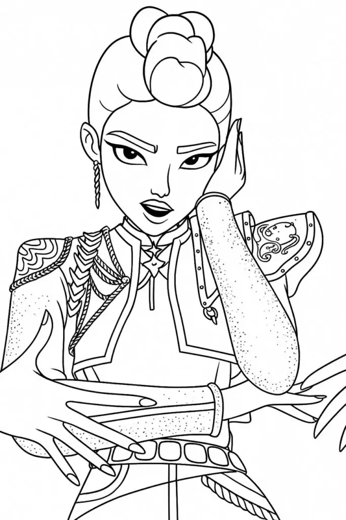 16+ Pages de coloriage Kpop Demon Hunters – Dessins à imprimer gratuitement