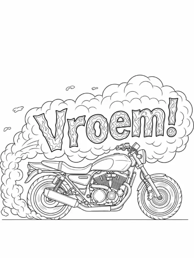 21+ Kleurplaat Motor – Gratis Motor Tekening Om In Te Kleuren