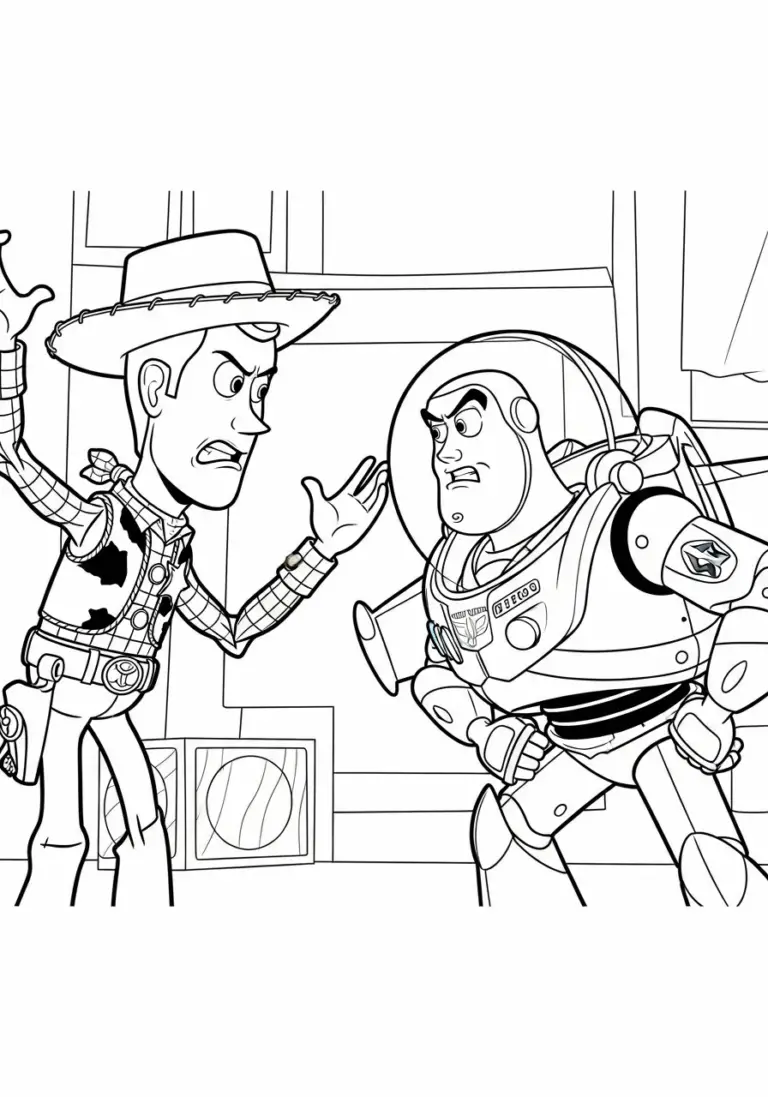 17+ Buzz Lightyear-malebøger – Gratis udskrivning eller farvelægning online