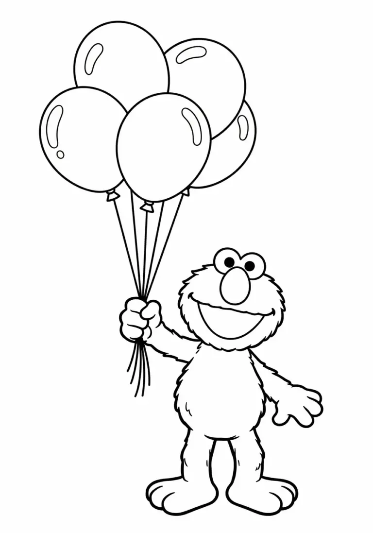 Más de 20 páginas para colorear de Elmo gratis: imprimibles y para ...