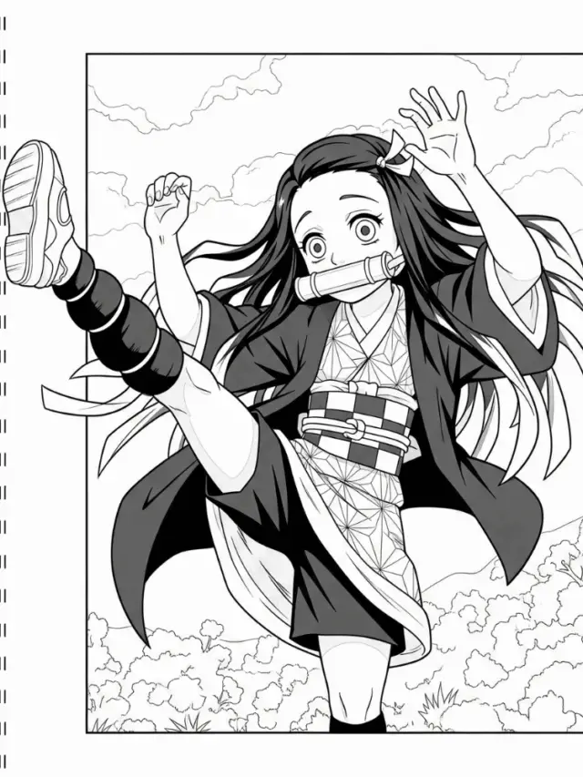 20+ Kleurplaat Nezuko – Gratis Printbaar En Online Inkleuren