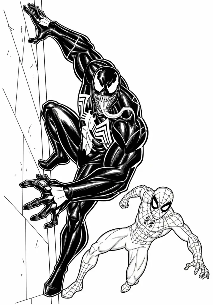 Plus de 19 coloriages Venom - Dessins Marvel à imprimer gratuitement