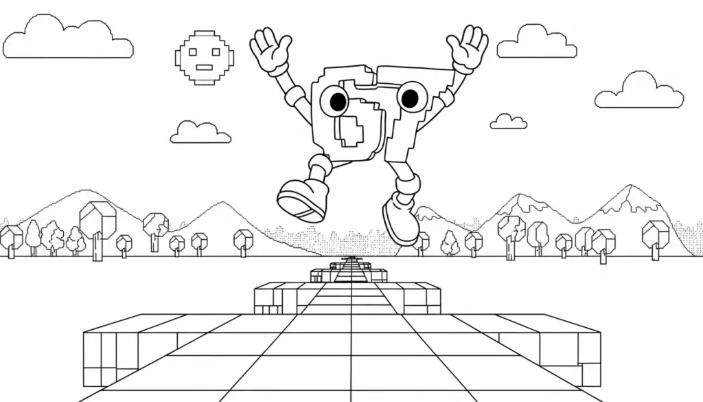 14+ 67 Brainrot Kleurplaat – Gratis Printbare Tekening