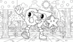 14+ 67 Brain Rot Coloring Page – Free Printable Drawing