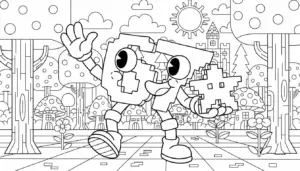 14+ 67 Brain Rot Coloring Page – Free Printable Drawing