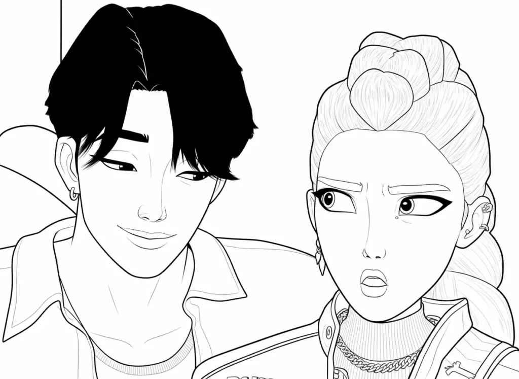 13+ KPop Demon Hunters Rumi Coloring Pages | Free Print & Online