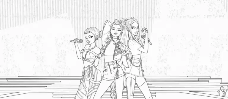 13+ KPop Demon Hunters Rumi Coloring Pages | Free Print & Online