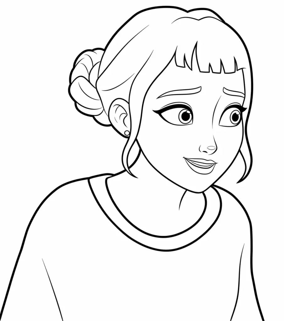 14+ KPop Demon Hunters Zoey Coloring Page – Free Print & Online