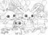 66+ Bing Coloring Pages For Kids | Free Printables