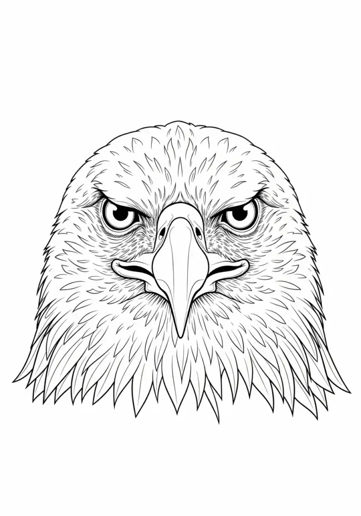 17+ pobarvank z orli – brezplačne risbe za otroke za tiskanje