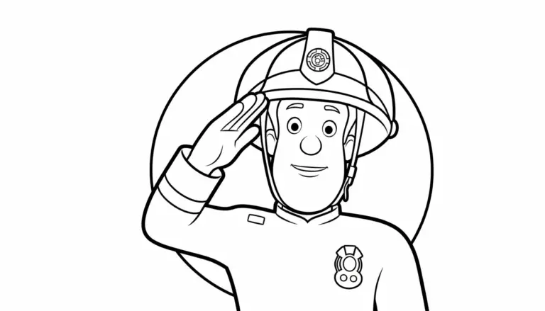 27 Brandmand Sam Tegninger Farvelægning Printbar gratis PDF