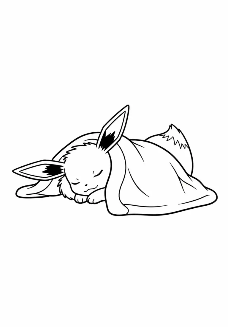 21+ Eevee Coloring Pages Free Printable and Color Online