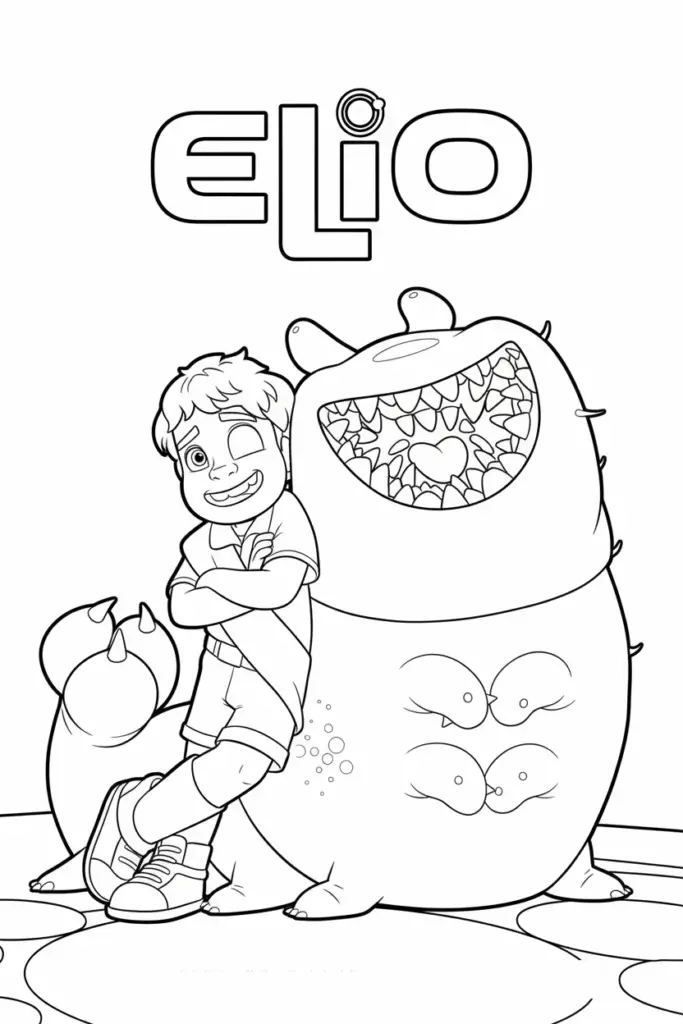 18+ Elio Coloring Page – Free Printable and Online Coloring