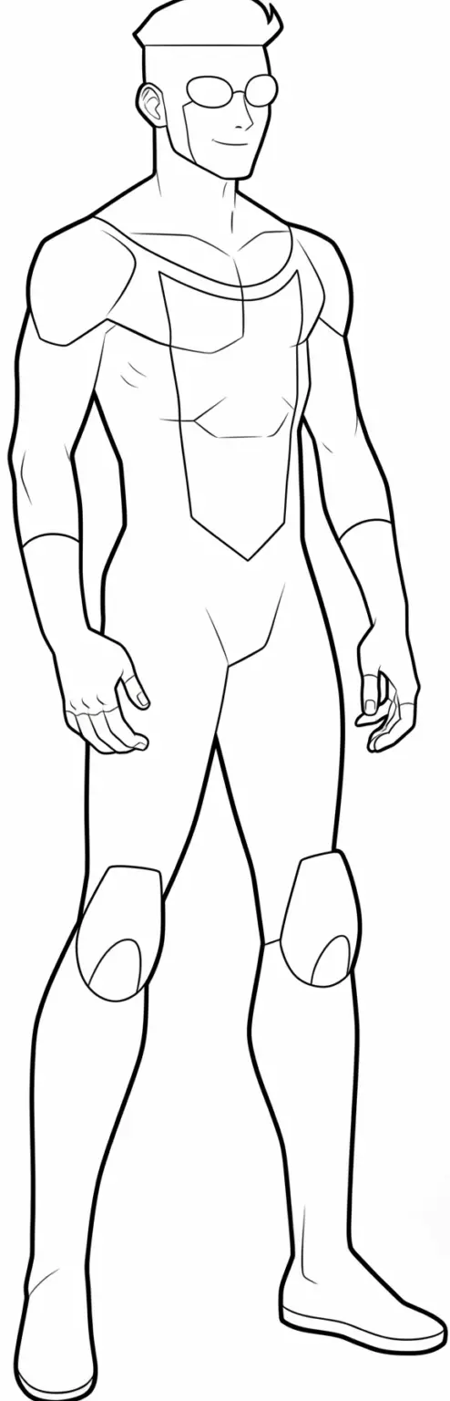 12+ Invincible Coloring Pages – Free Printable Superhero Drawing