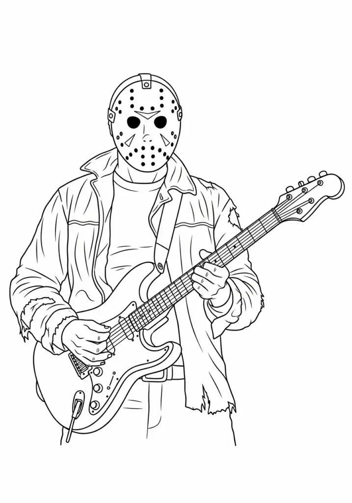 17+ Jason Voorhees Coloring Pages – Free Printable Drawing