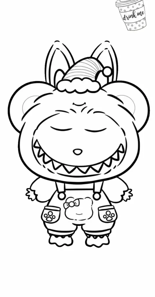 83+ Labubu da colorare unico e stampare PDF gratuita