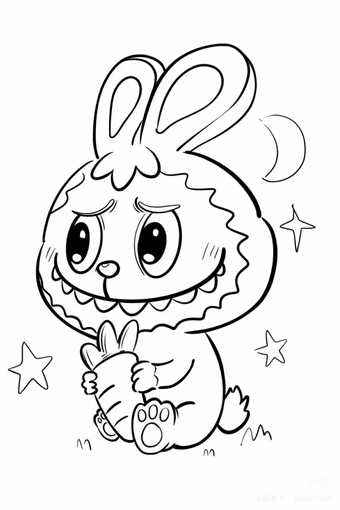 83+ Labubu da colorare unico e stampare PDF gratuita