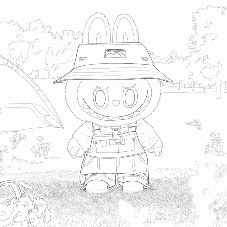 83+ Labubu da colorare unico e stampare PDF gratuita