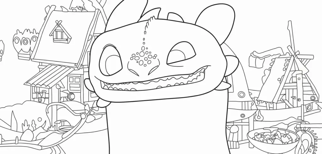 19+ Toothless Coloring Pages – Free Print and Color Online