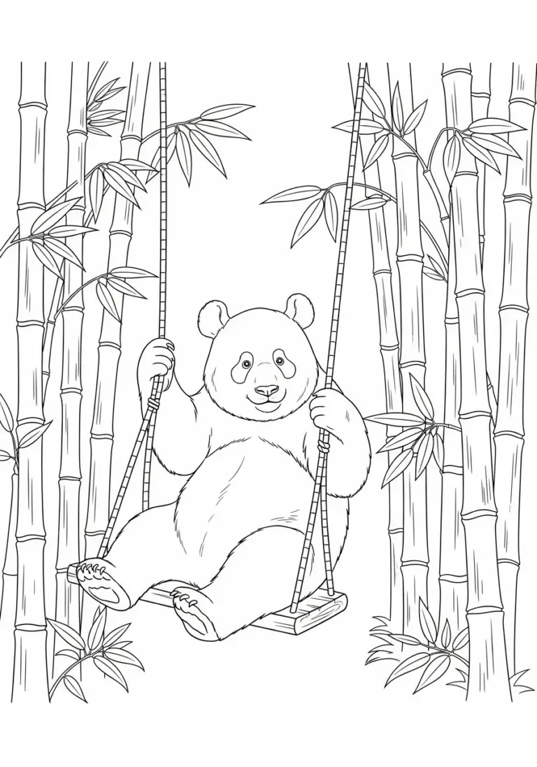 22+ Panda-malebøger | Gratis printbare tegninger til småbørn