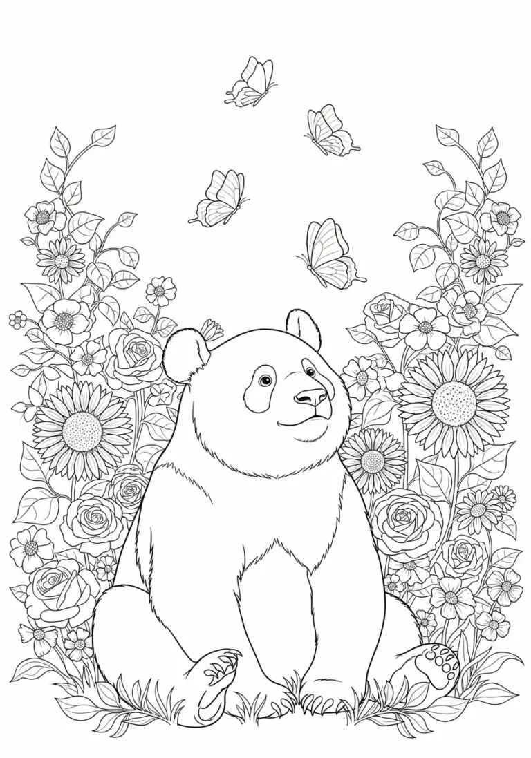 22+ Panda-malebøger | Gratis printbare tegninger til småbørn