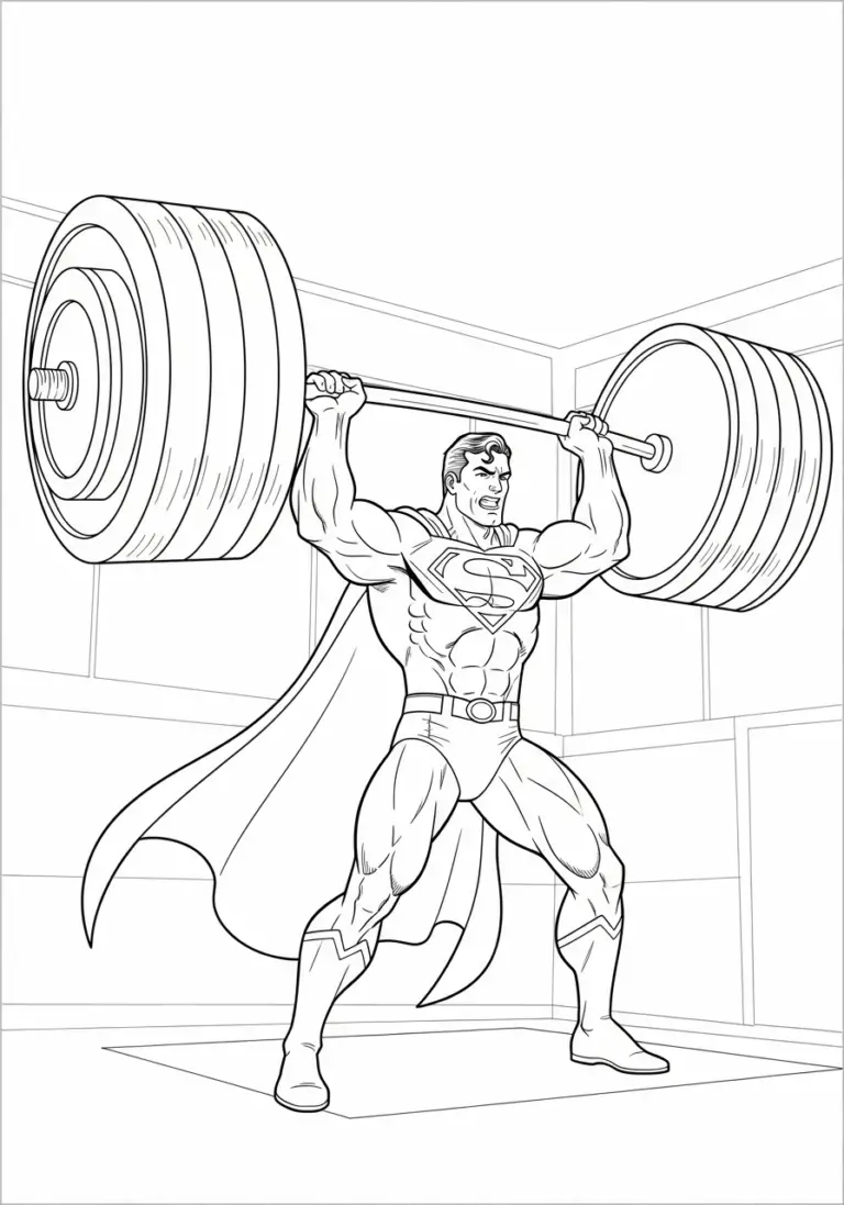 Más de 20 páginas para colorear de Superman: dibujos para colorear ...