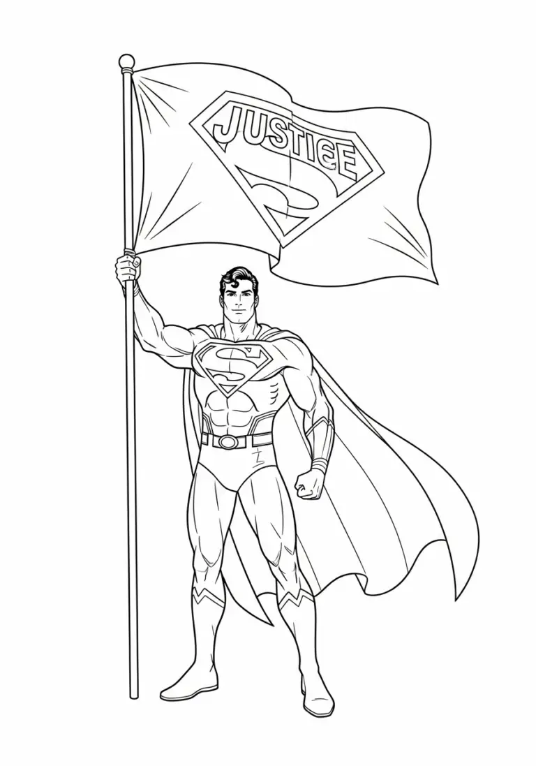 Más de 20 páginas para colorear de Superman: dibujos para colorear ...