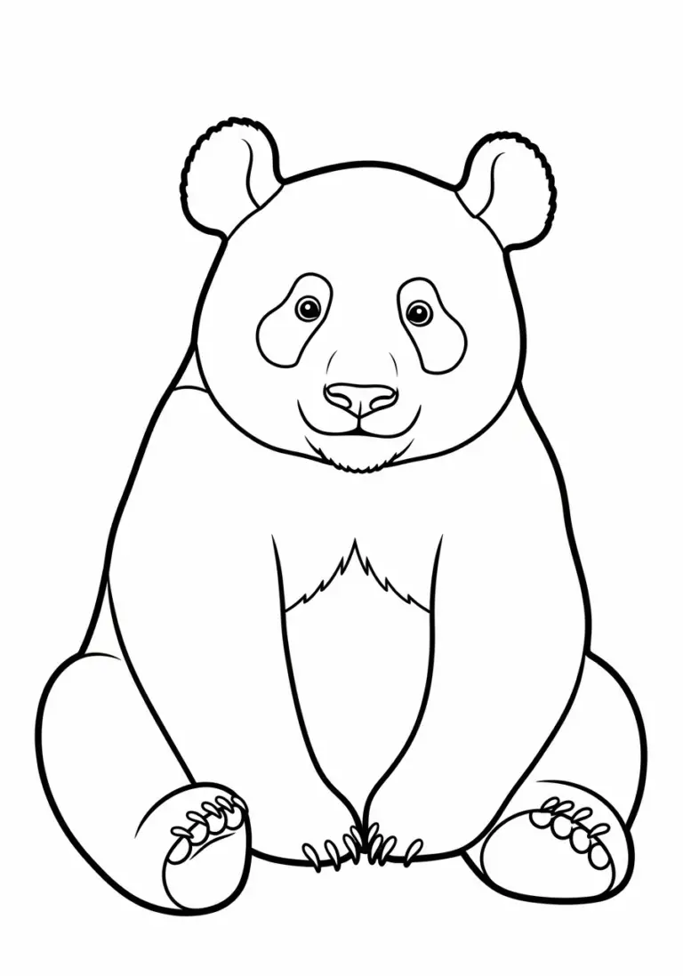 22+ Panda-malebøger | Gratis printbare tegninger til småbørn