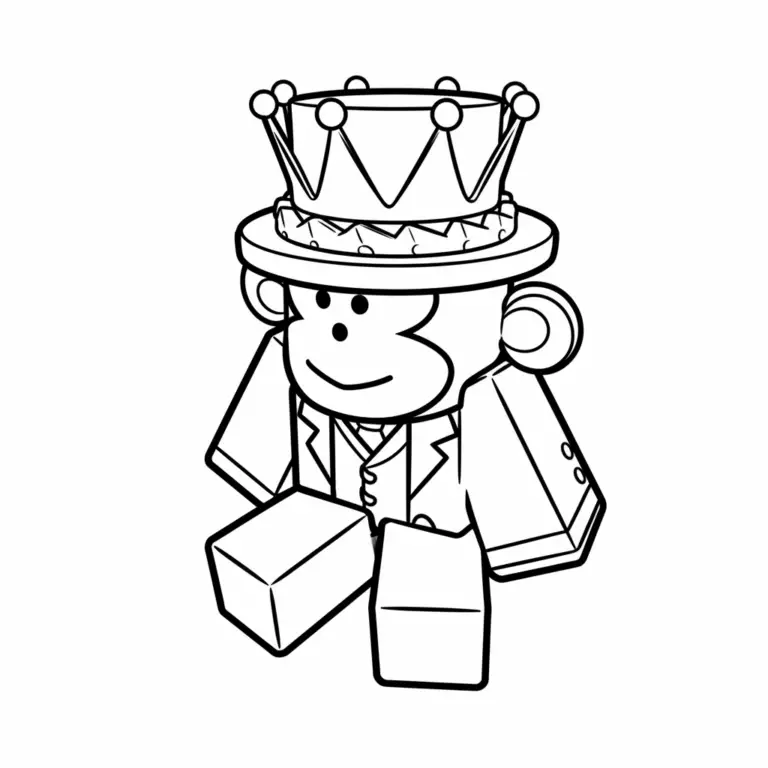 16+ Planșe de colorat Jandel – Planșe de colorat Roblox imprimabile ...
