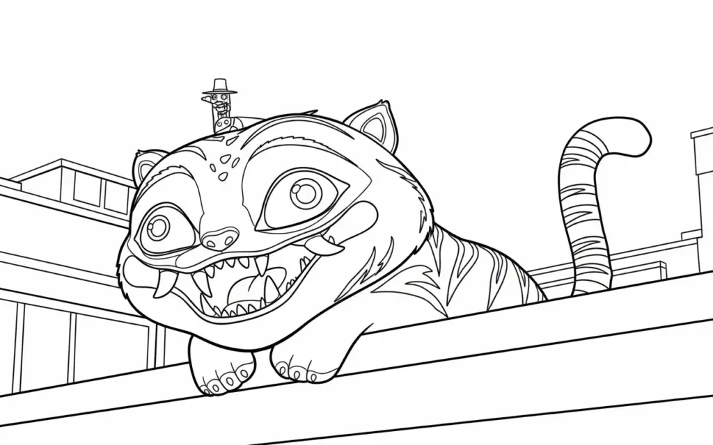 Kpop Demon Hunters Derpy Kleurplaat – Gratis Printbare Pret