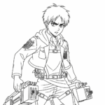 16+ Eren Yeager Coloring Pages – Free Printable Drawing