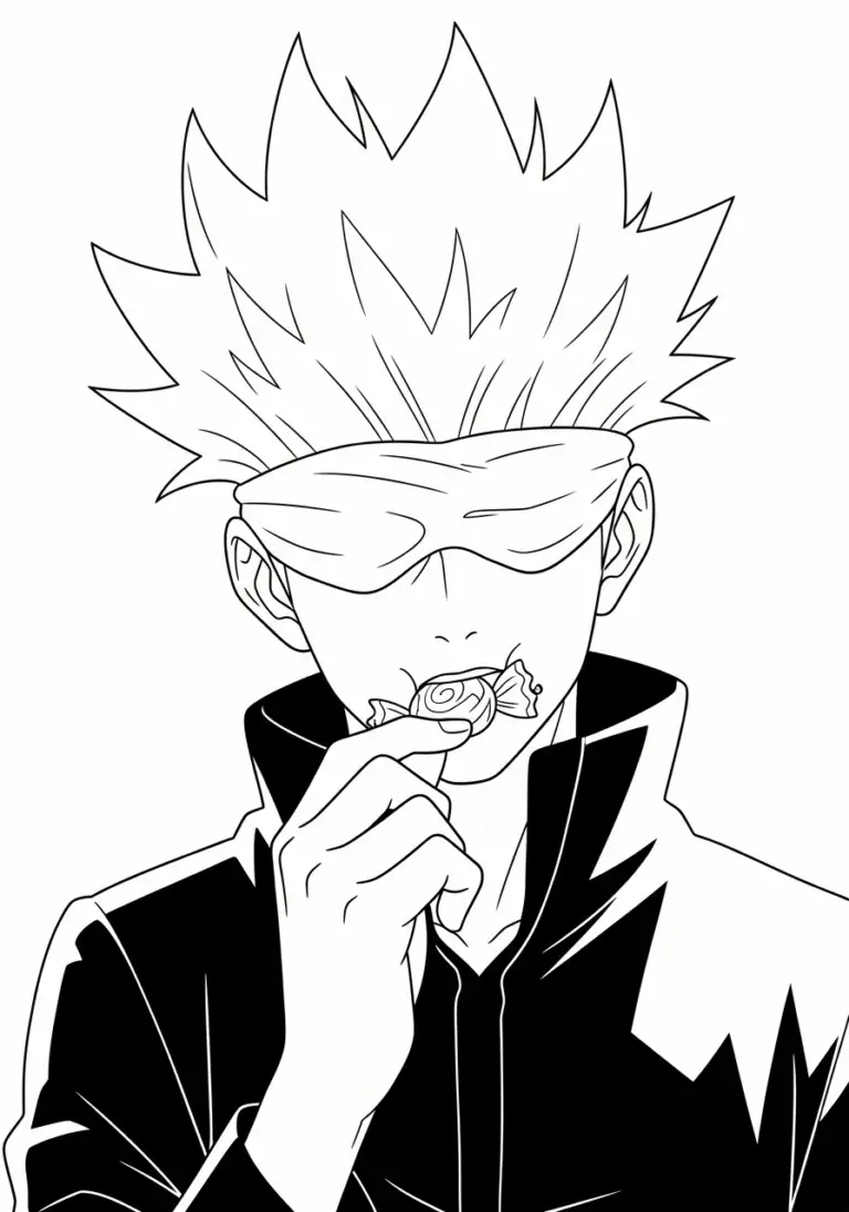 22+ Σελίδες Χρωματισμού Gojo Satoru – Δωρεάν Εκτυπώσιμες και Online ...