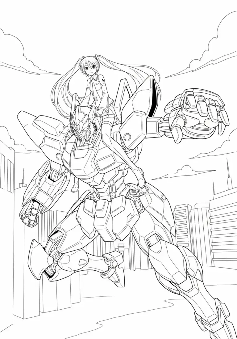 Más de 22 páginas para colorear de Hatsune Miku: imprime y colorea ...