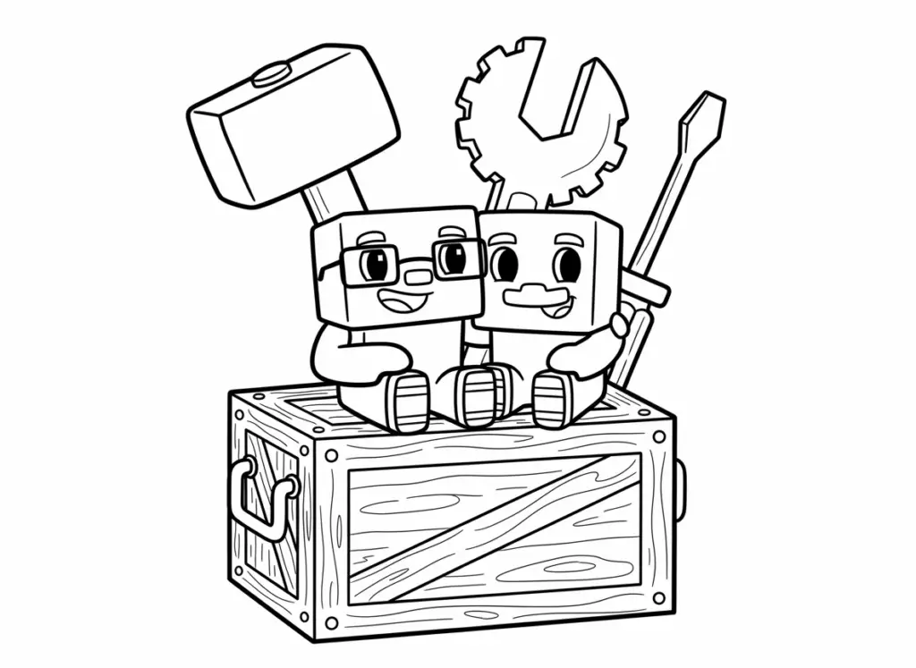 12+ Halaman Mewarnai Loose Bros – Mewarnai Menyenangkan dan Gratis