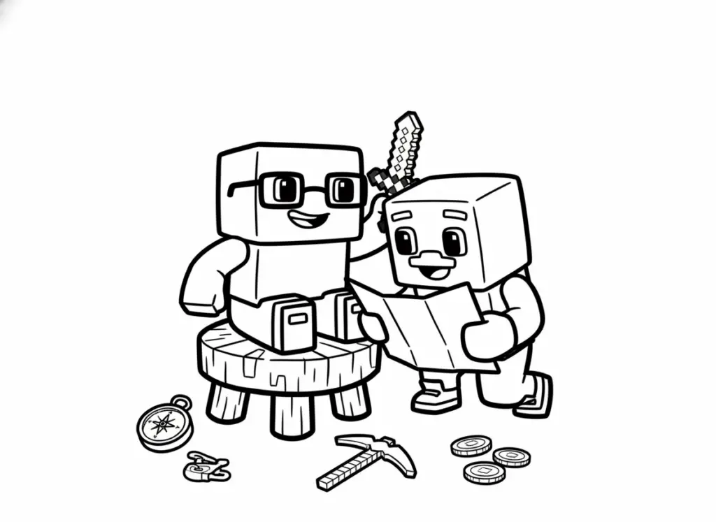 12+ Halaman Mewarnai Loose Bros – Mewarnai Menyenangkan dan Gratis